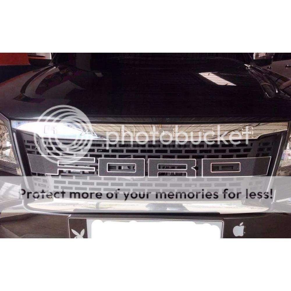 FORD RANGER PK 09 10 11 COMPLETE Raptor Amber LED Grille Grill UTE ...