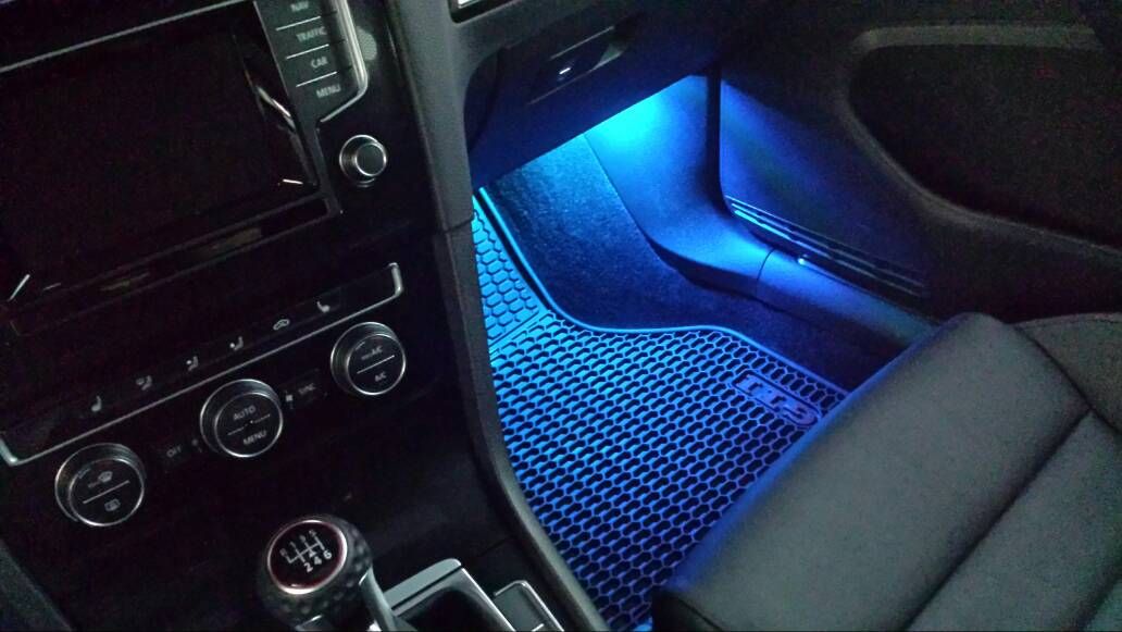 Colour changing footwell lights | GOLFMK7 - VW GTI MKVII Forum / VW ...
